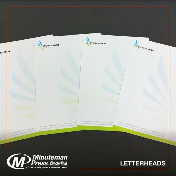 Letterheads | Minuteman Press Chesterfield